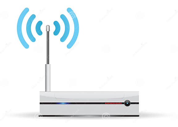 Router stock vector. Illustration of accessories, commercial - 13576257