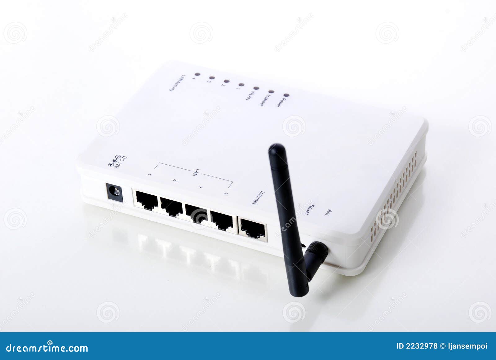 Router foto de stock. Imagem de mesa, broadband, isolado - 2232978