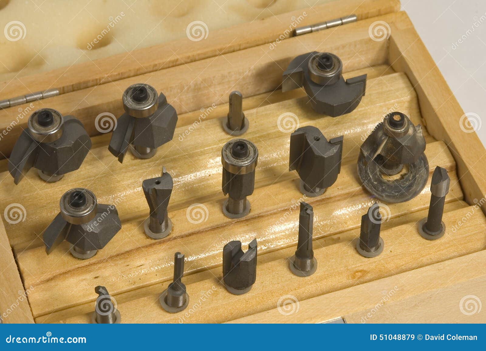 Router bits stock image. Image of collection, wood, bits - 51048879