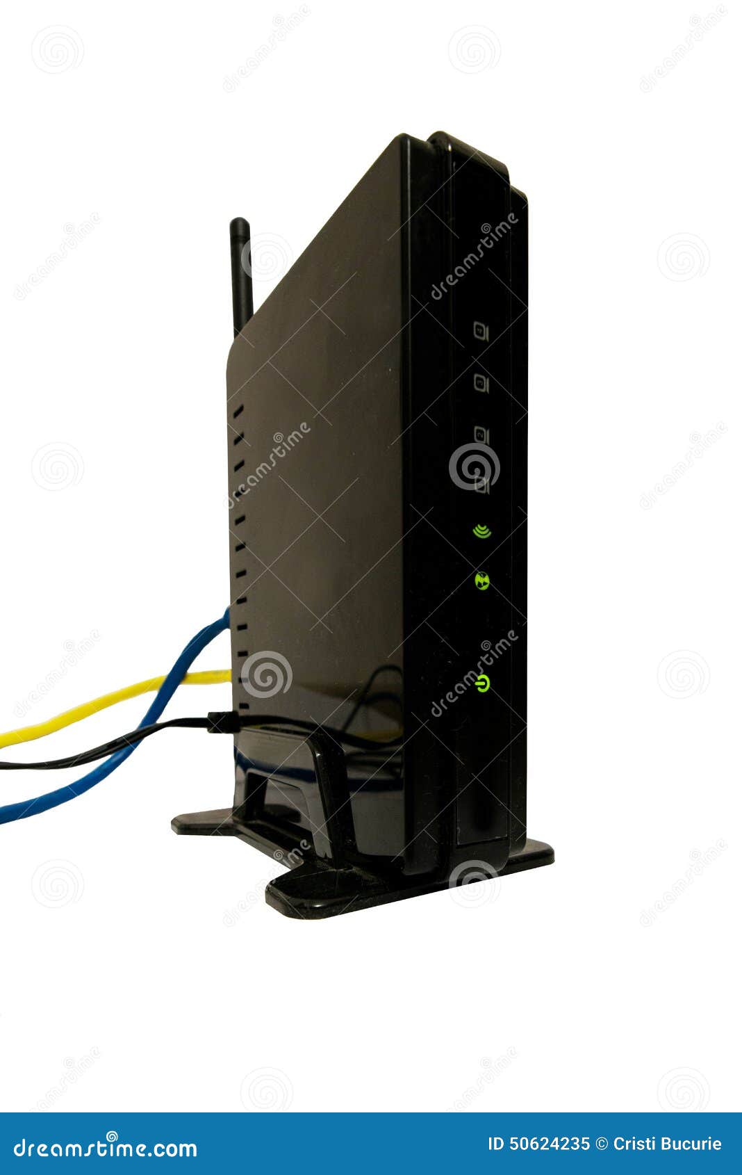Router stock image. Image of isolated, router, black - 50624235