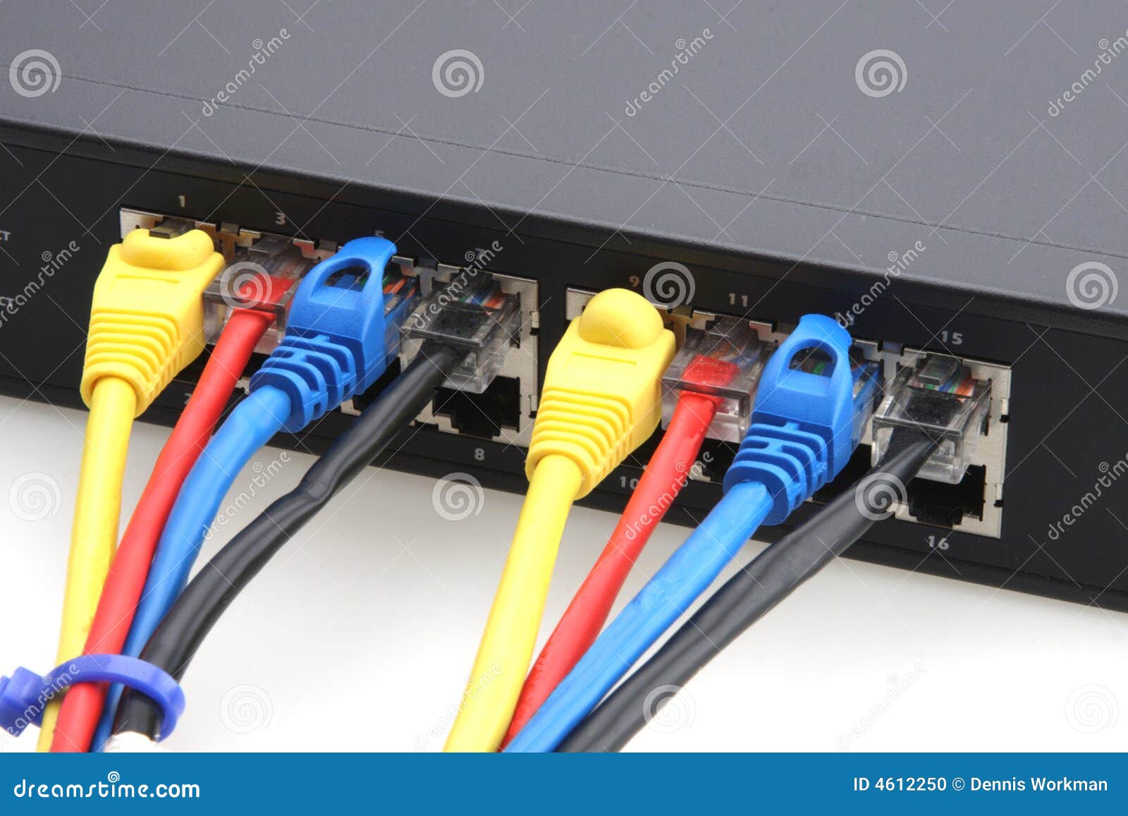 Router and Cables stock photo. Image of router, exchange - 4612250