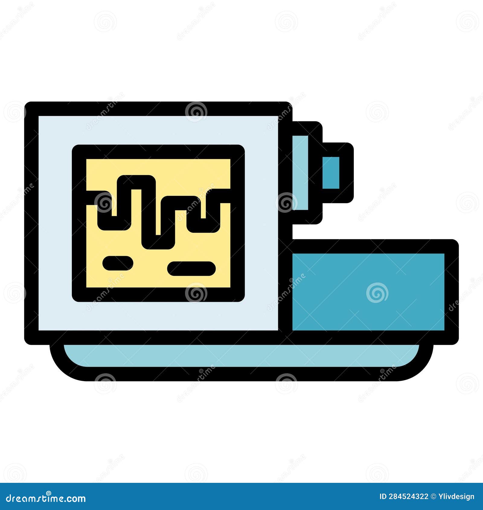 Router Cnc Machine Icon Vector Flat Stock Vector - Illustration of ...