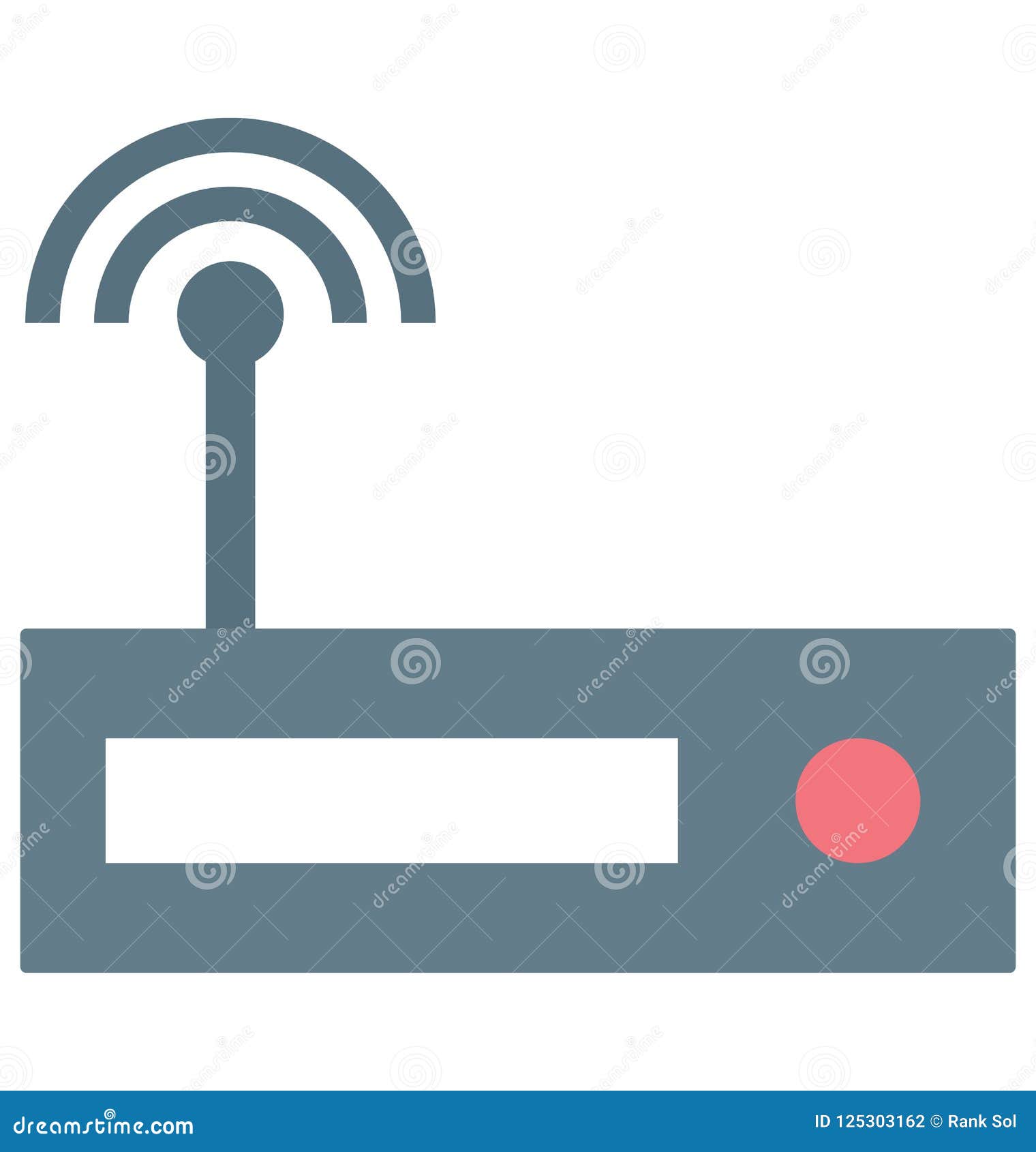 Router De Wifi, Icono Del Vector Del Módem De Wifi Ilustración del ...