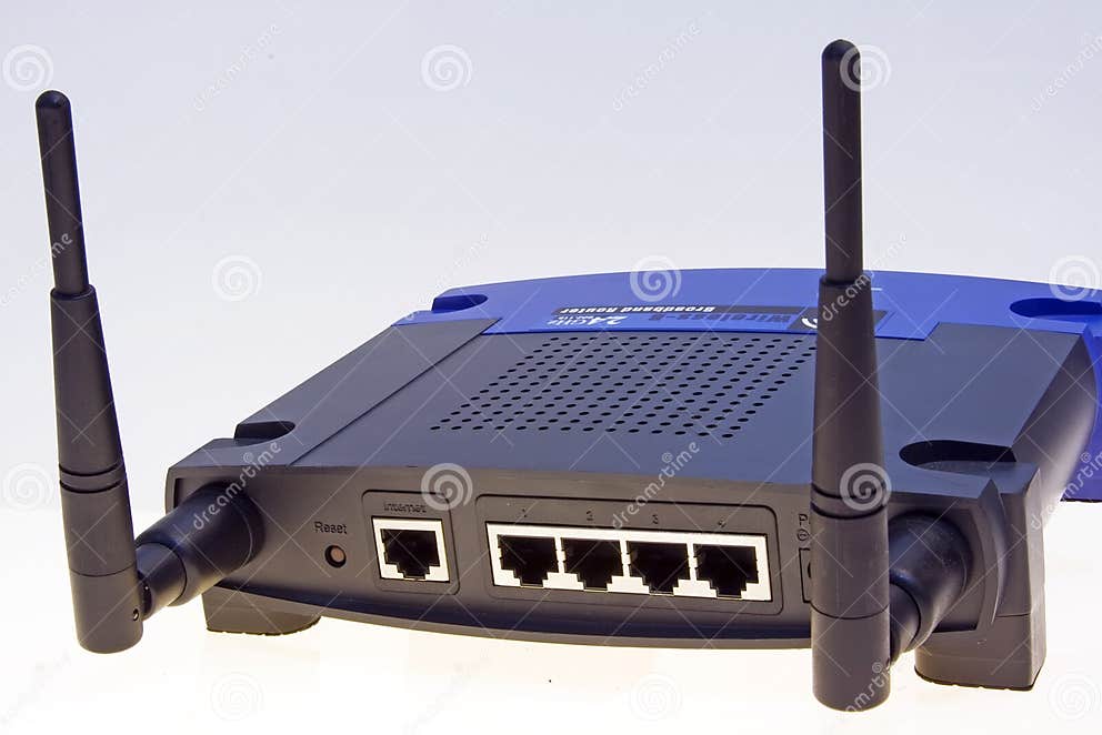 Router Della Rete Del Wi-Fi Fotografia Stock - Immagine di ...