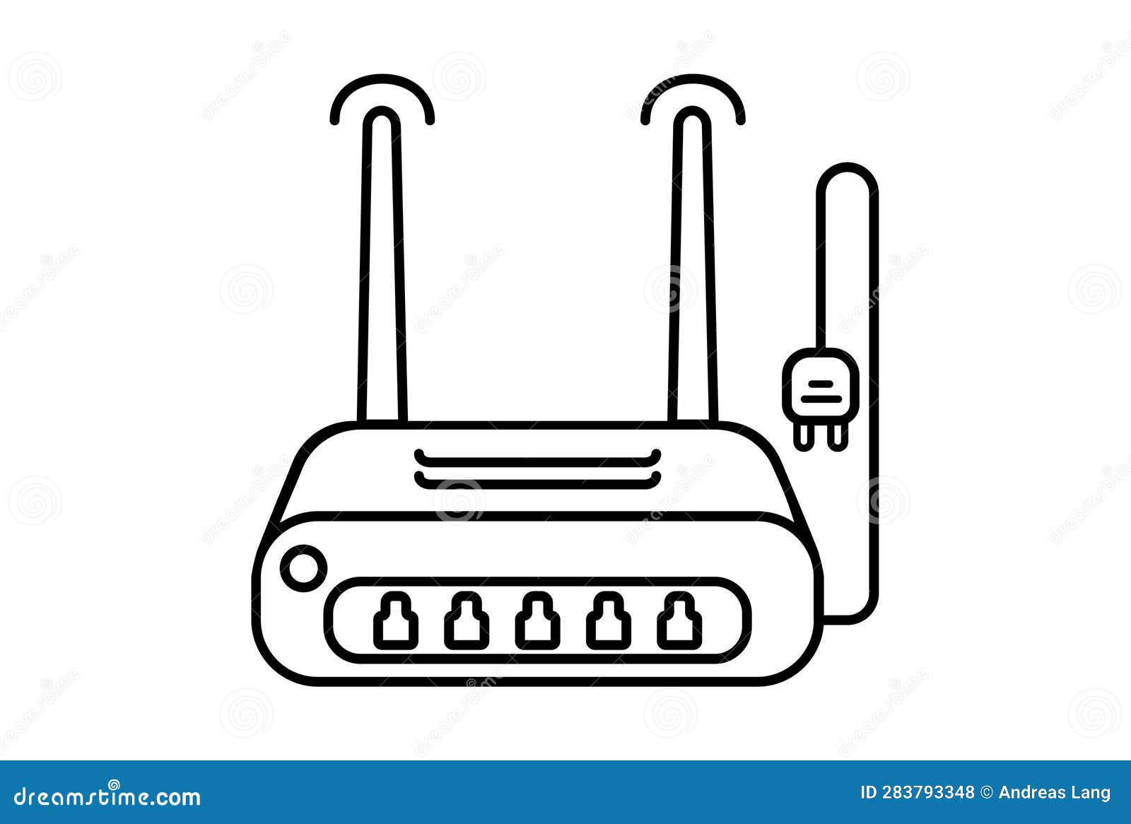 Router Flat Icon Minimalist Technology Symbol Pc Hardware Sign Artwork ...