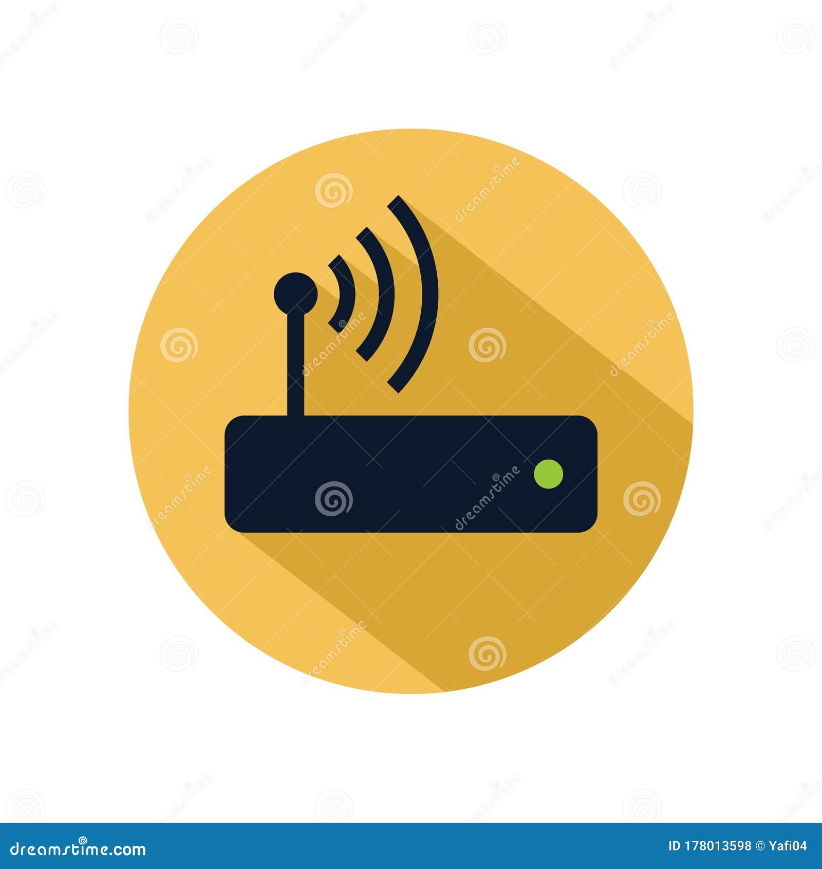 Circle Wifi Logo Design, Technology Wifi Logo Design Cartoon Vector ...