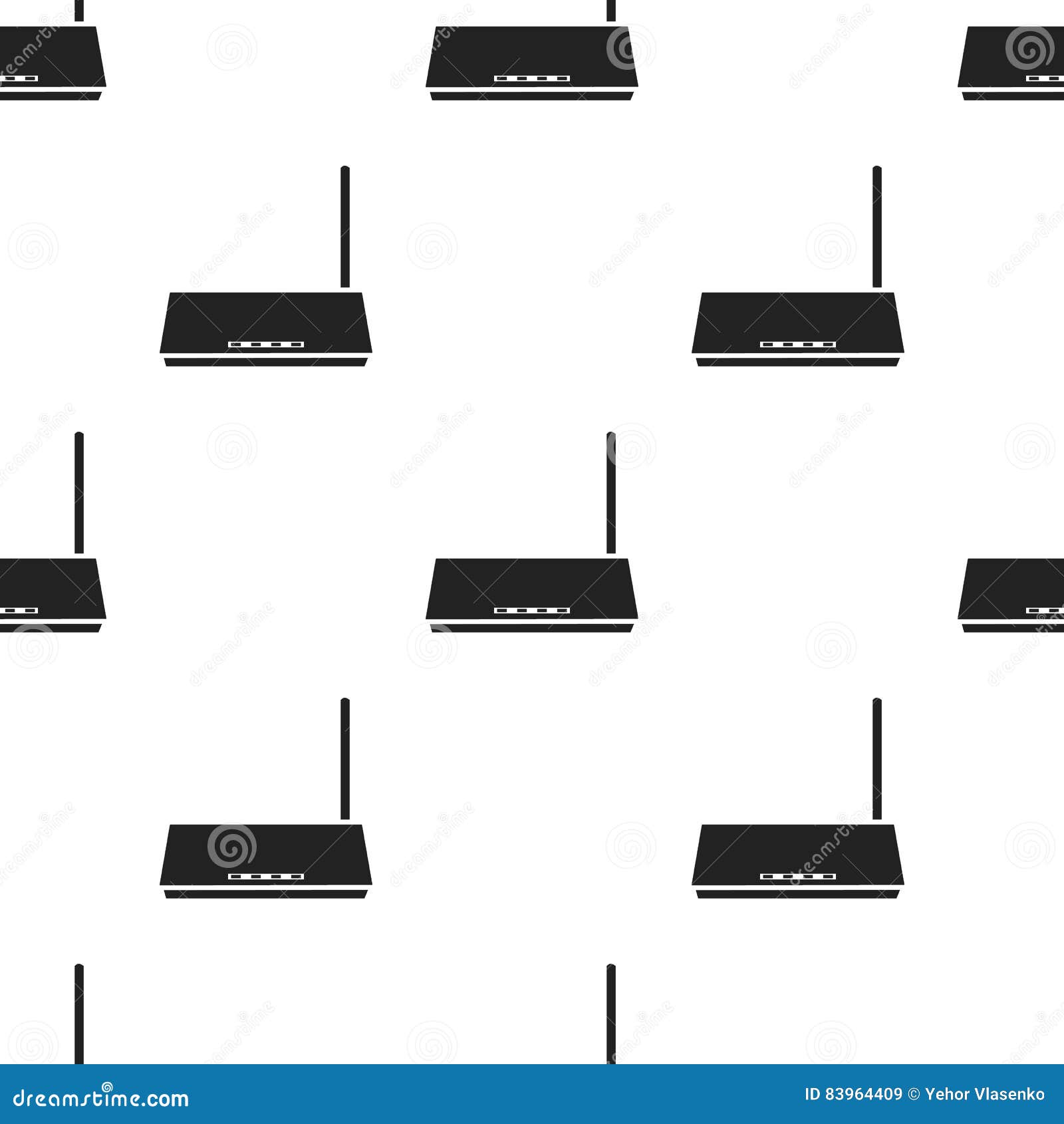 Router Icon In Black Style Isolated On White Background. Personal ...