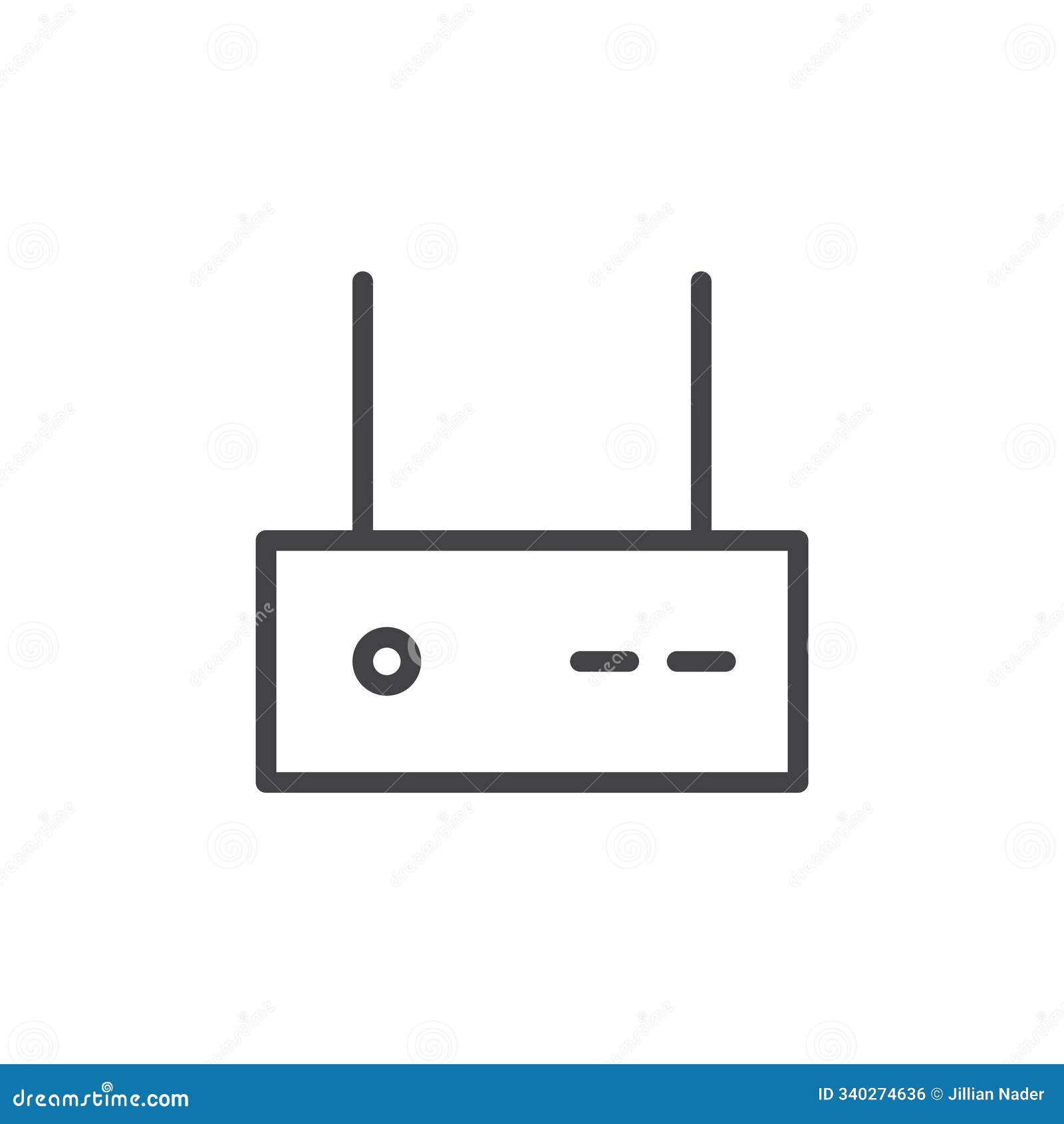 Router Icon, Modem Router Cartoon Vector | CartoonDealer.com #177377447