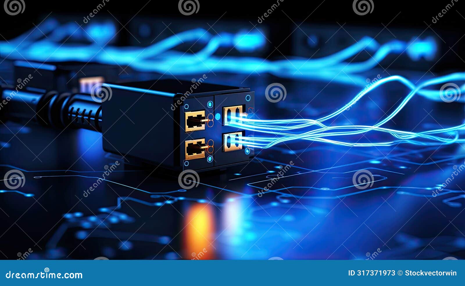 Router Information Technology Symbols Stock Illustration - Illustration ...