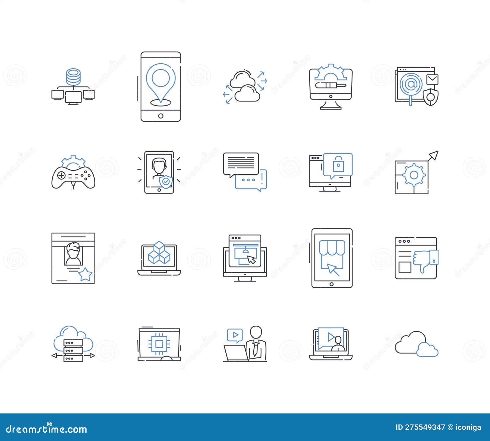 Router Line Icons Collection. Nerking, Wireless, LAN, Ethernet, Modem ... Router Line Icons Collection. Nerking, Wireless, LAN, Ethernet, Modem ...