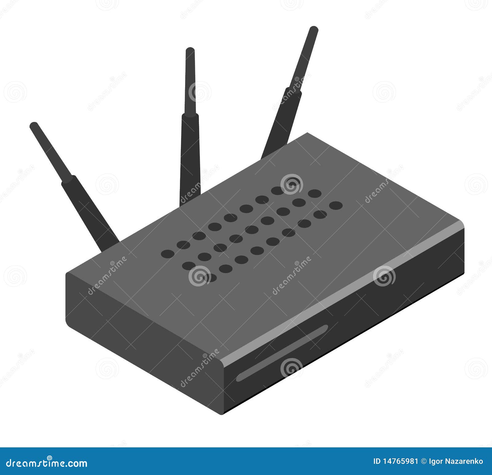 Cable Modem Technology Icon Vector Illustration | CartoonDealer.com ...