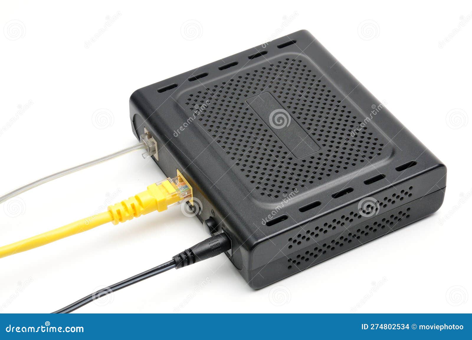 Router Modem for Connecting To the Local and Global Internet on a White ...