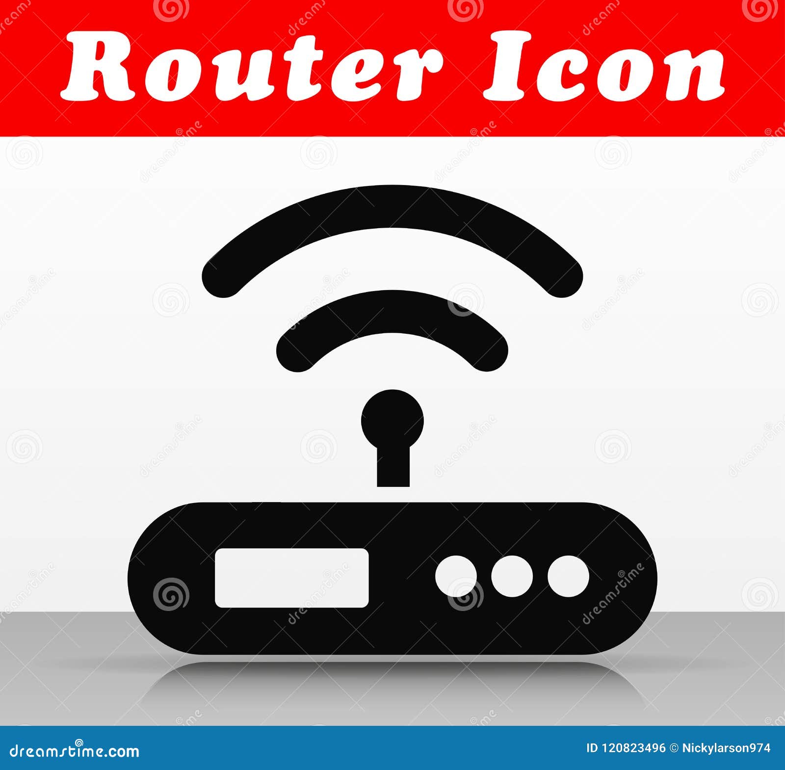 Router Vector Cartoon Set Icon. Vector Illustration Modem On White ...