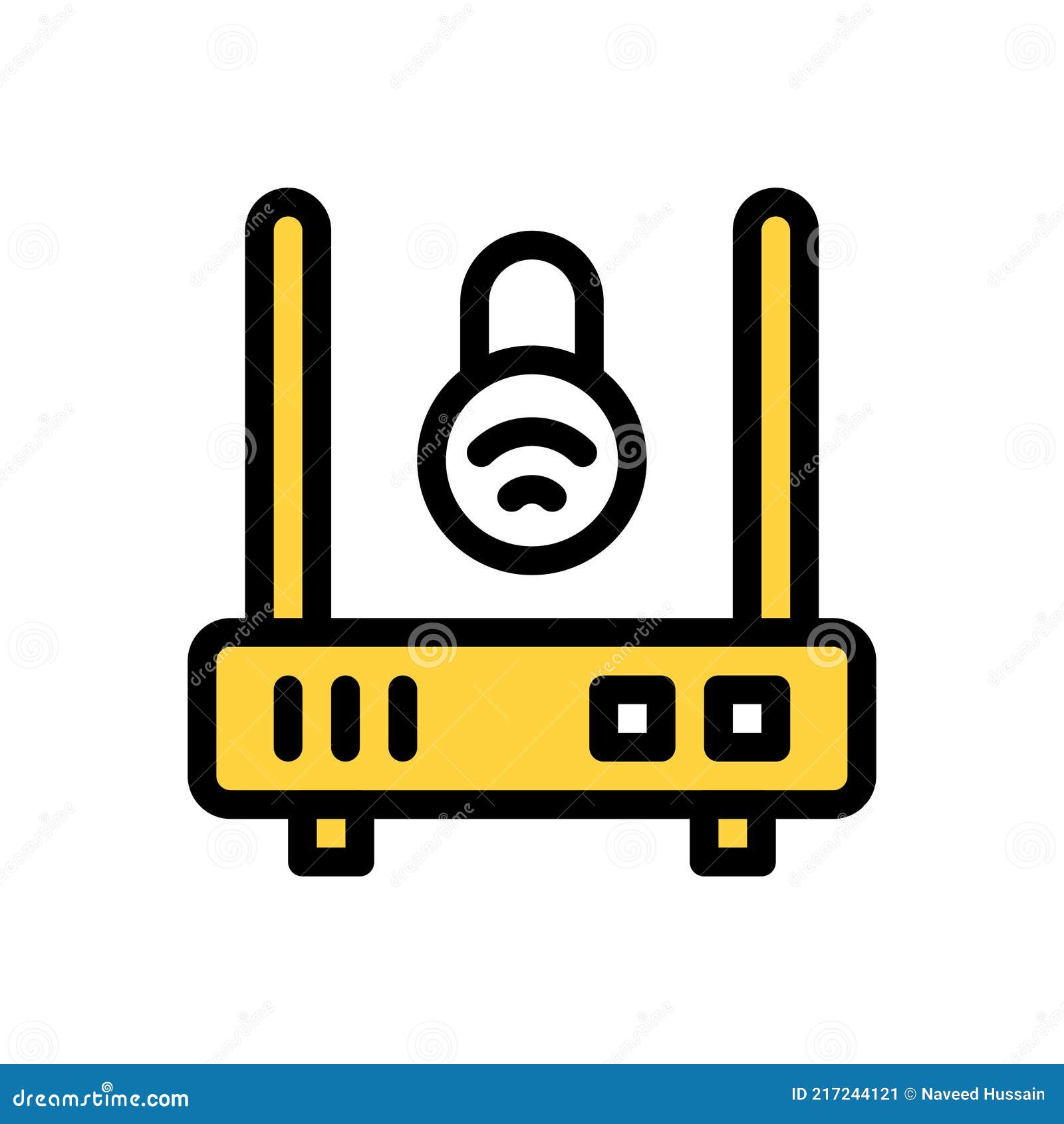 Router vektor abbildung. Illustration von zeichen, internet - 217244121