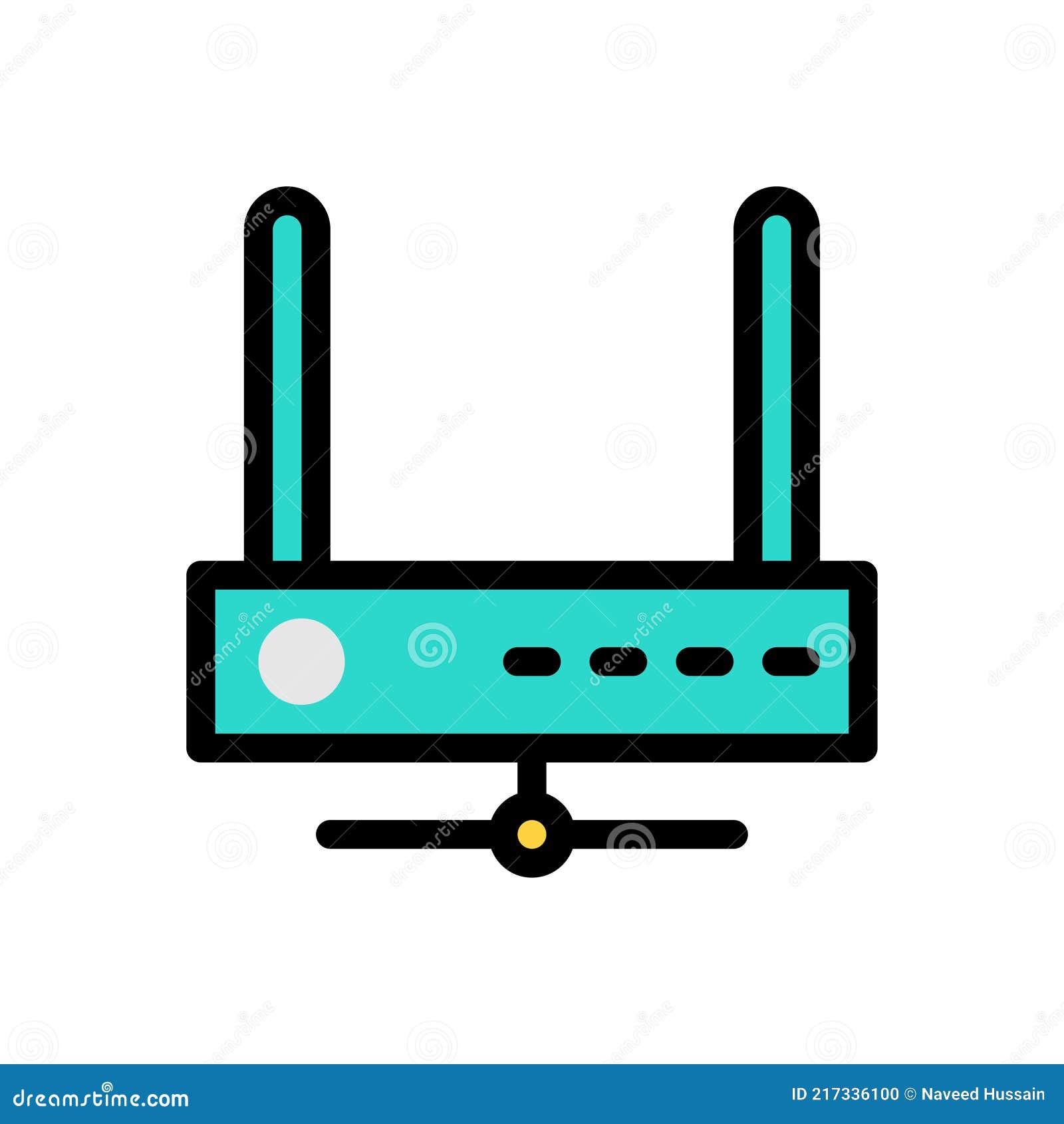 Router vektor abbildung. Illustration von zugriff, technologie - 217336100