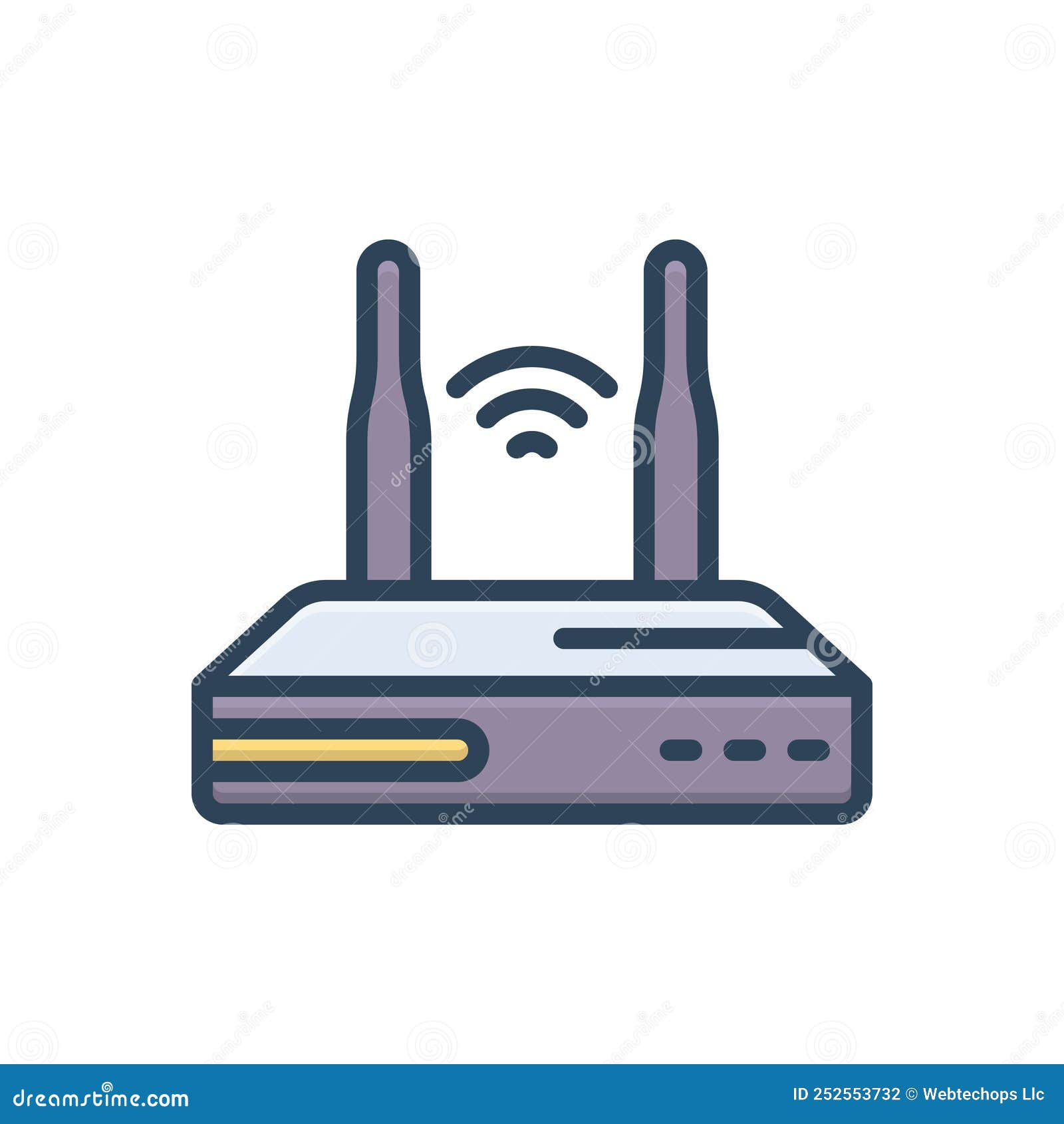 Routers Icon In Trendy Design Style. Routers Icon Isolated On White ...