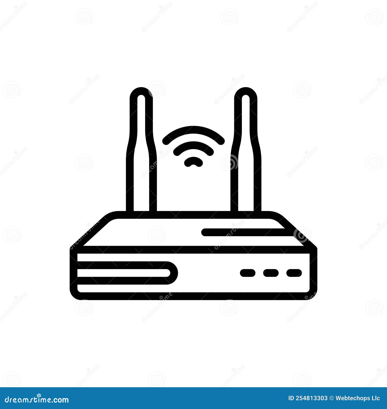 Routers Icon In Trendy Design Style. Routers Icon Isolated On White ...