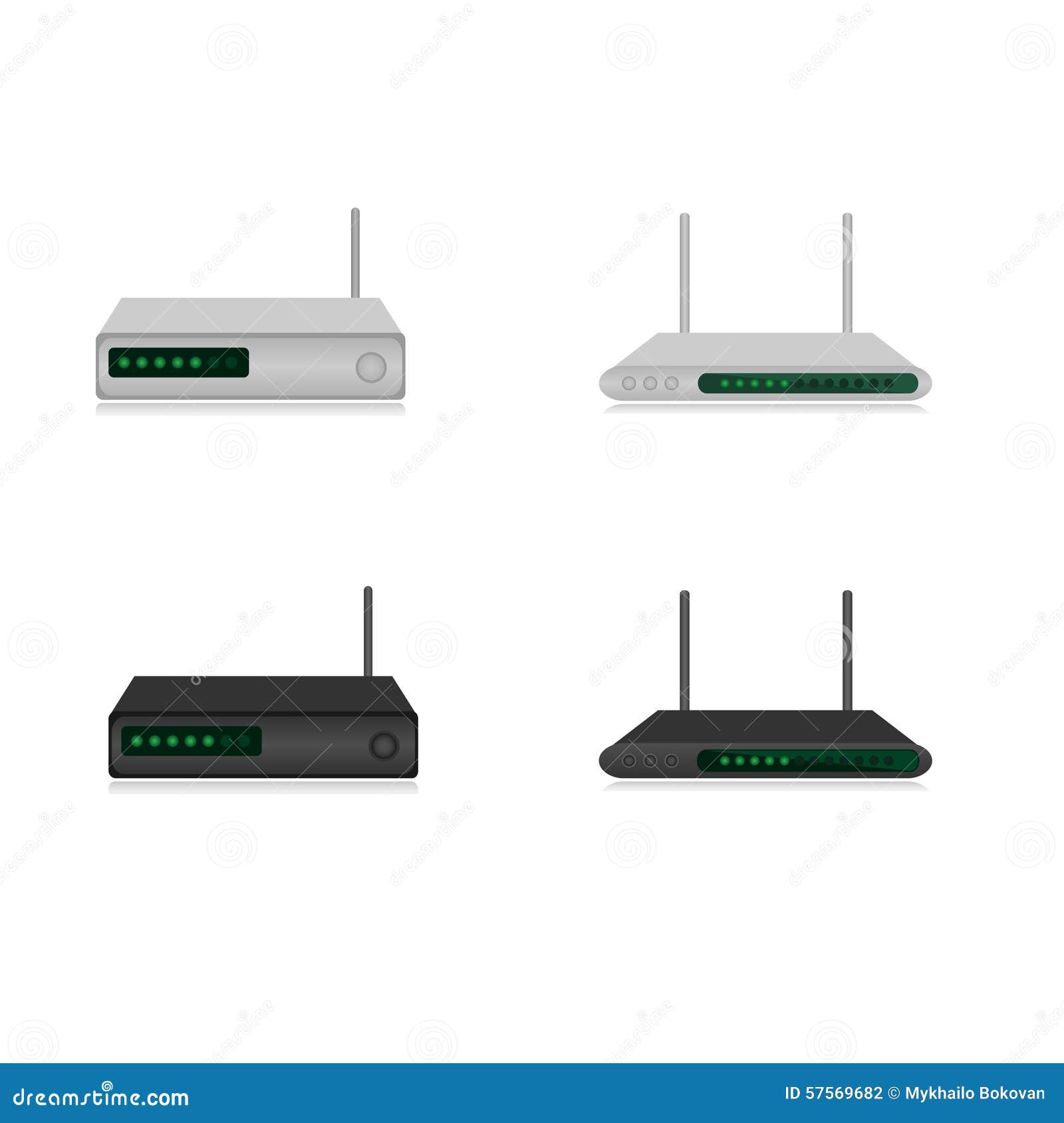 Routers stock vector. Illustration of line, connect, port - 57569682