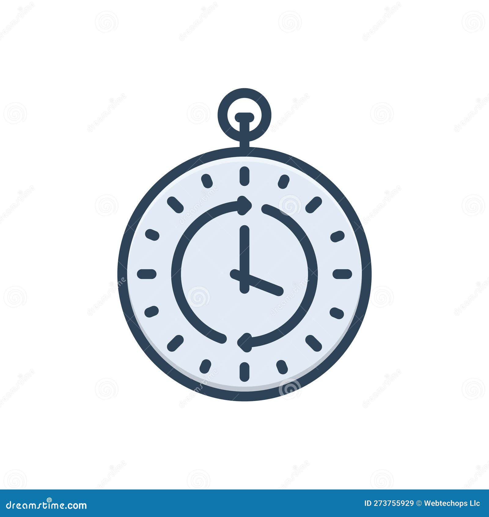 Color Illustration Icon for Routine, Procedure and Everday Stock ...