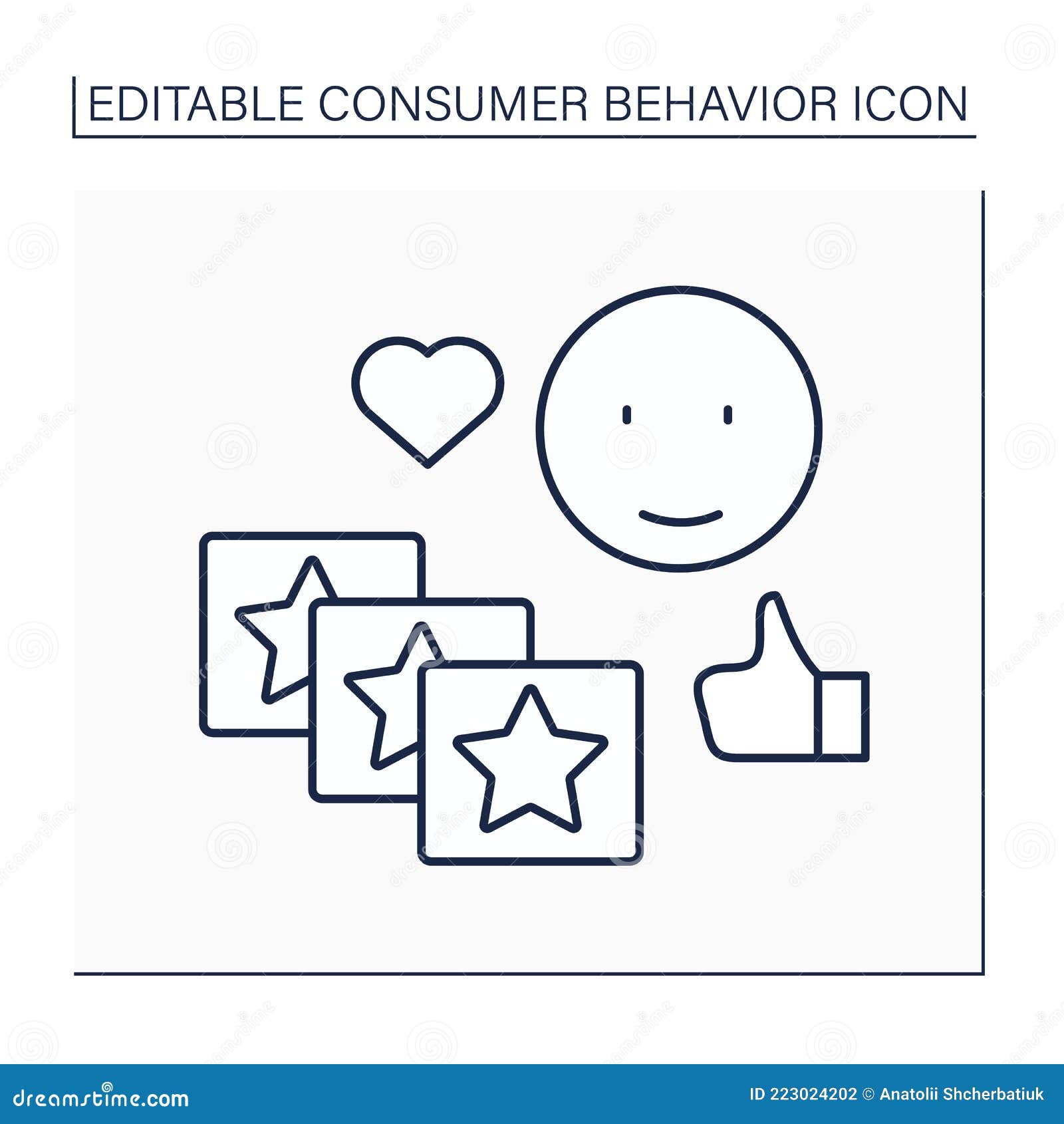 Response Line Icons Collection. Feedback, Reaction, Behavior, Answer ...