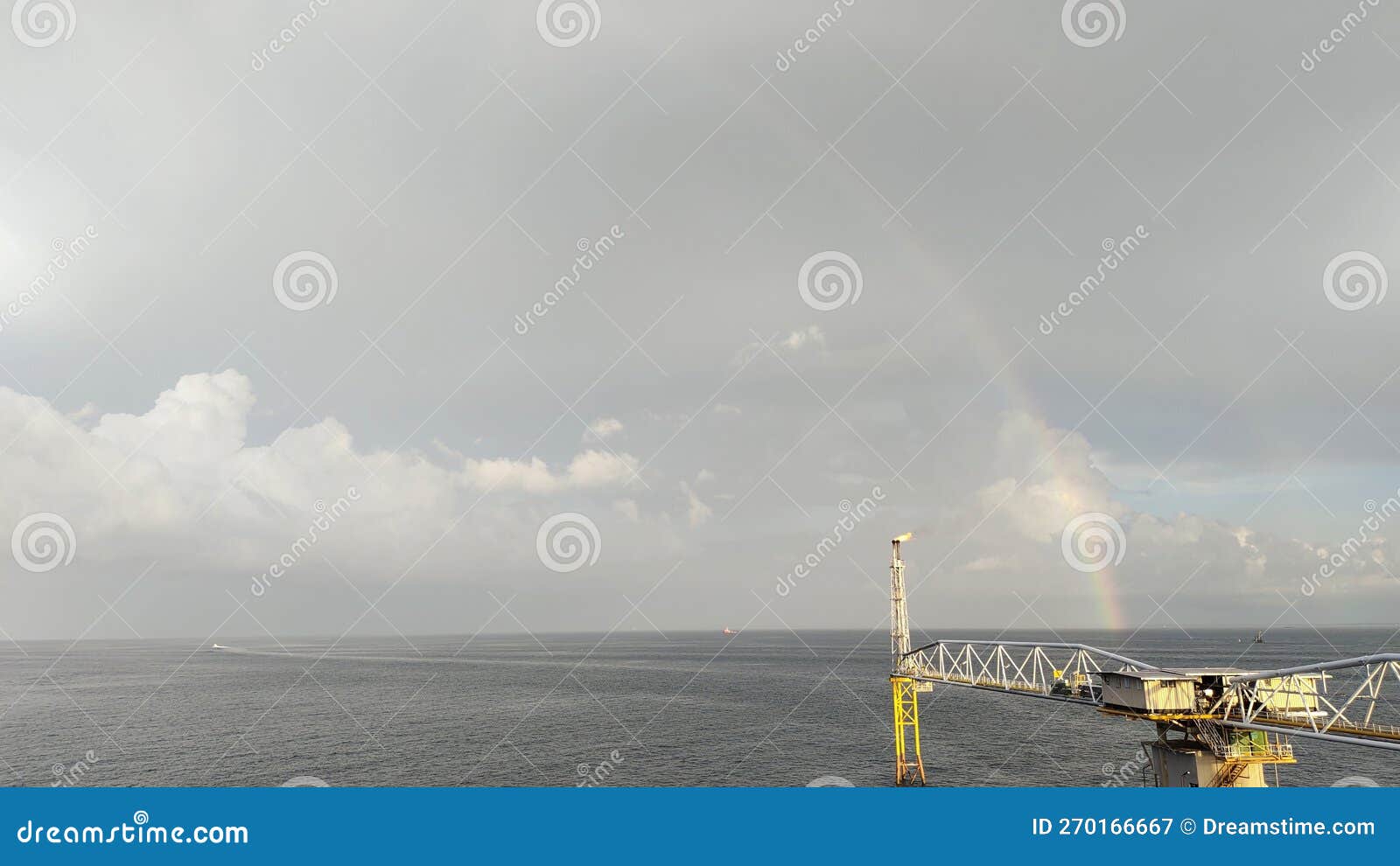 Offshore Daylight stock image. Image of routine, sunset - 270166667