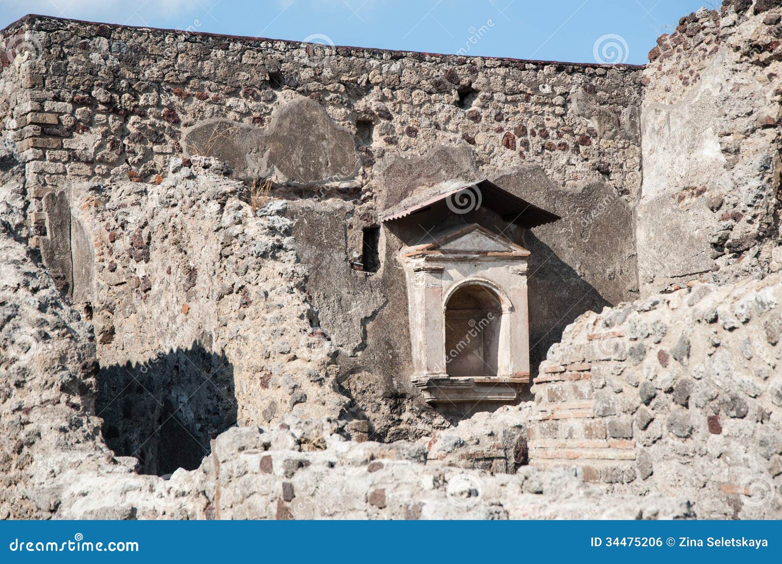Rovine 1 di Pompei fotografia stock. Immagine di luogo - 34475206