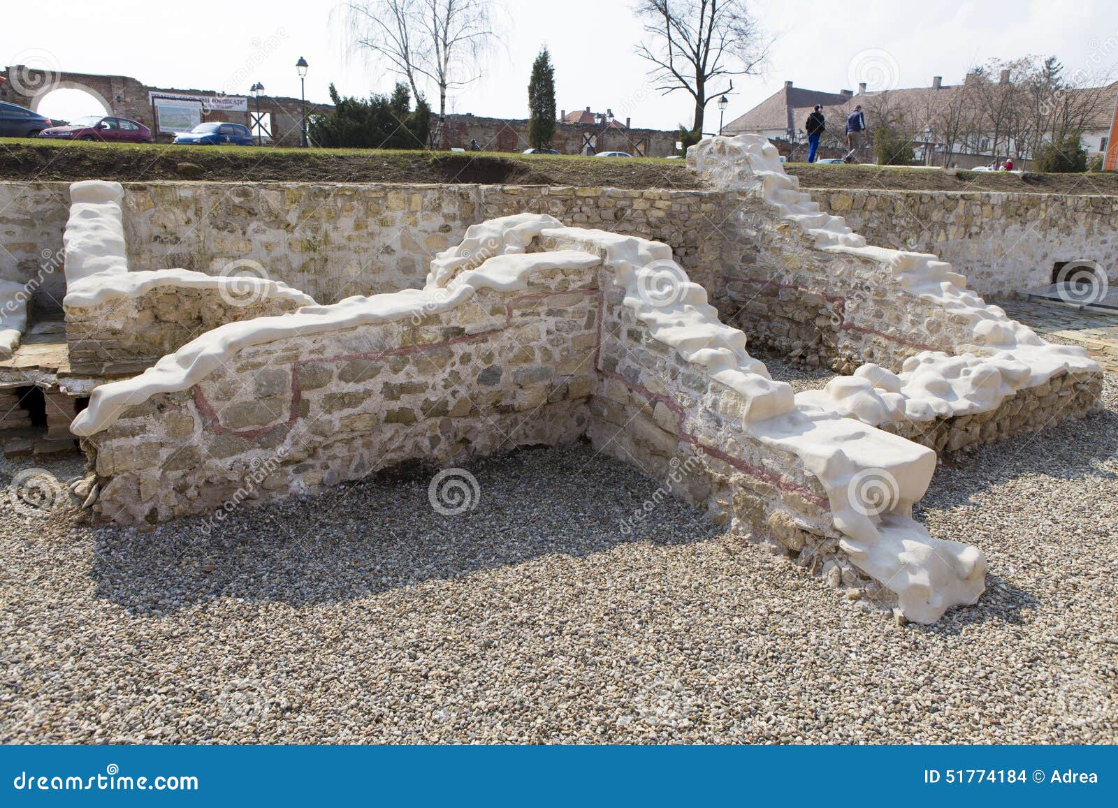 Rovine romane immagine stock editoriale. Immagine di archeologia - 51774184