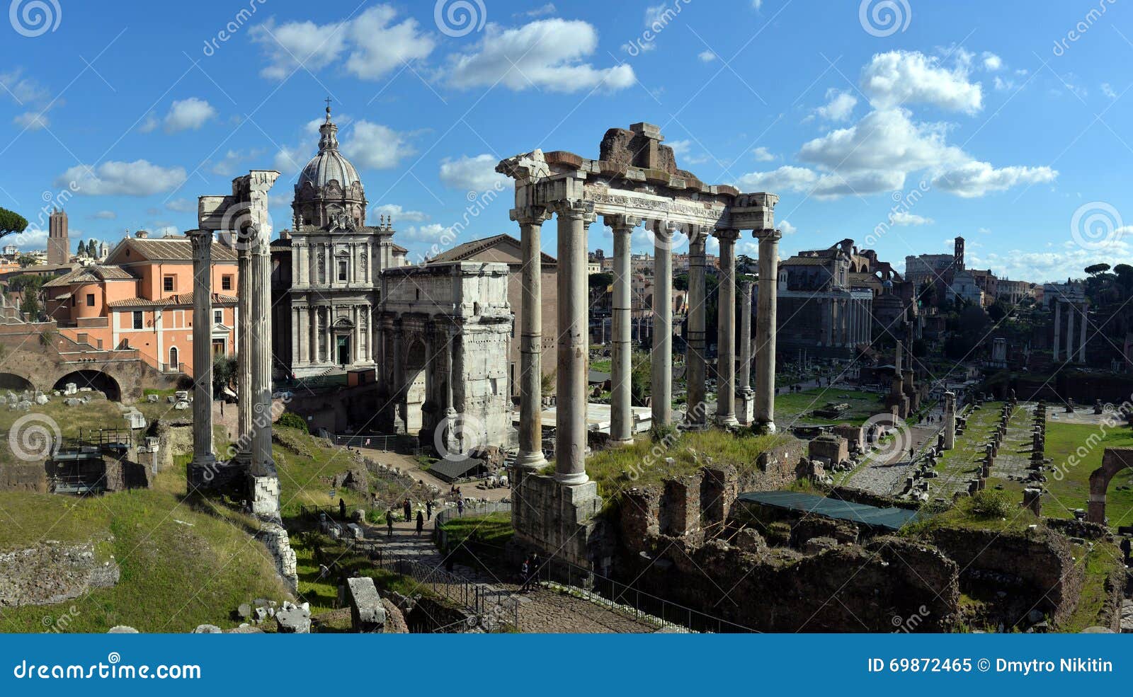 Rovine Romane Antiche a Roma, ROMA Immagine Editoriale - Immagine di ...