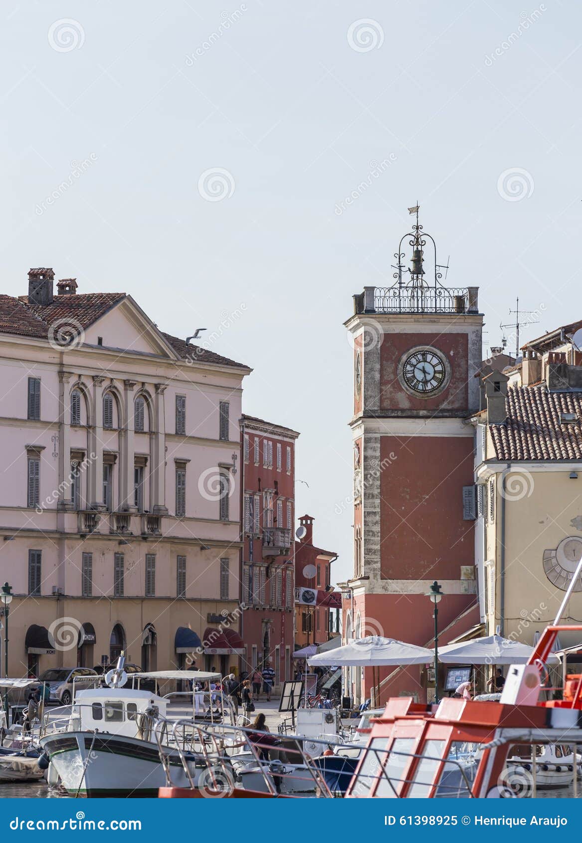Rovinj editorial image. Image of green, bell, daylight - 61398925