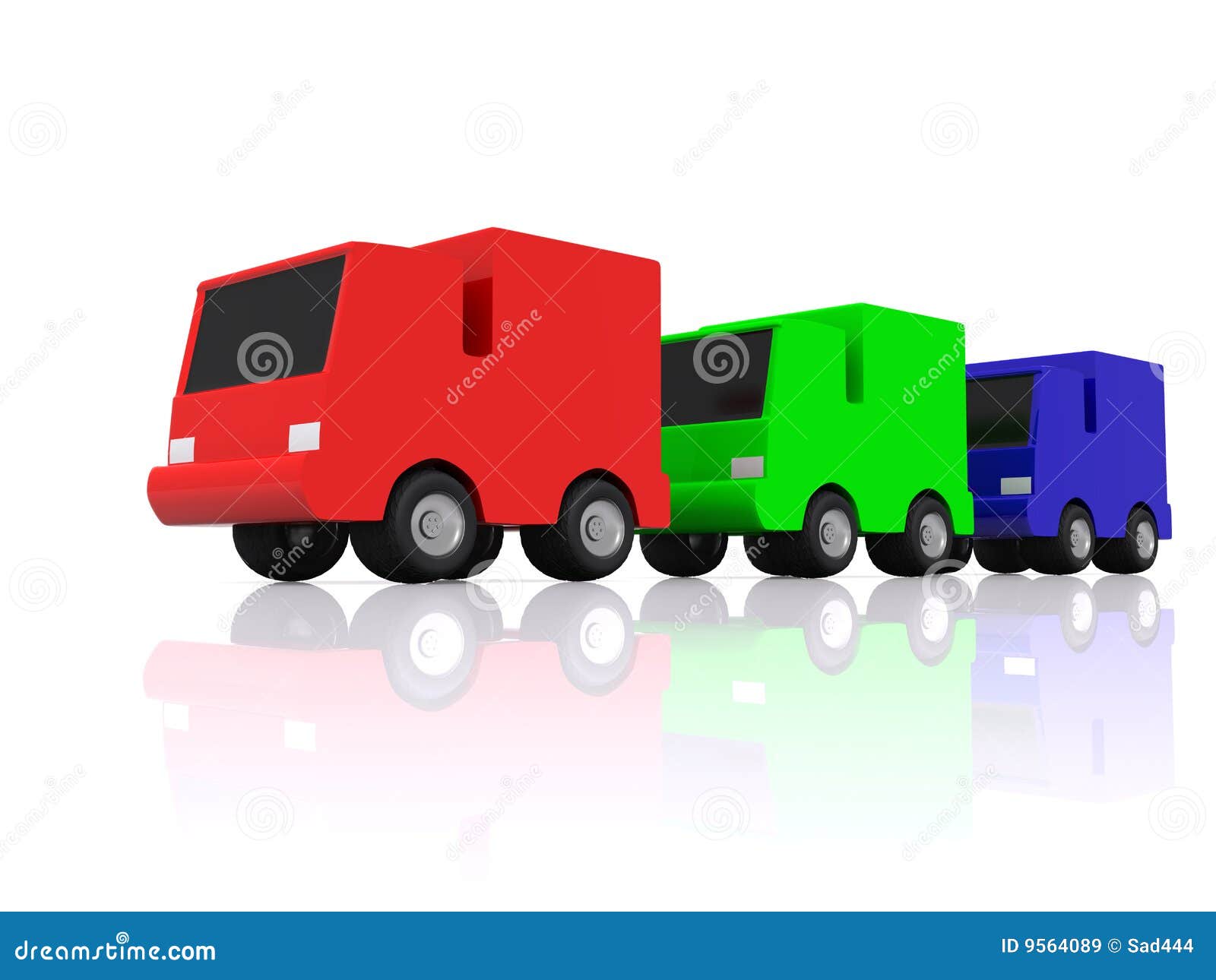Row stock illustration. Illustration of stream, vehicle - 9564089