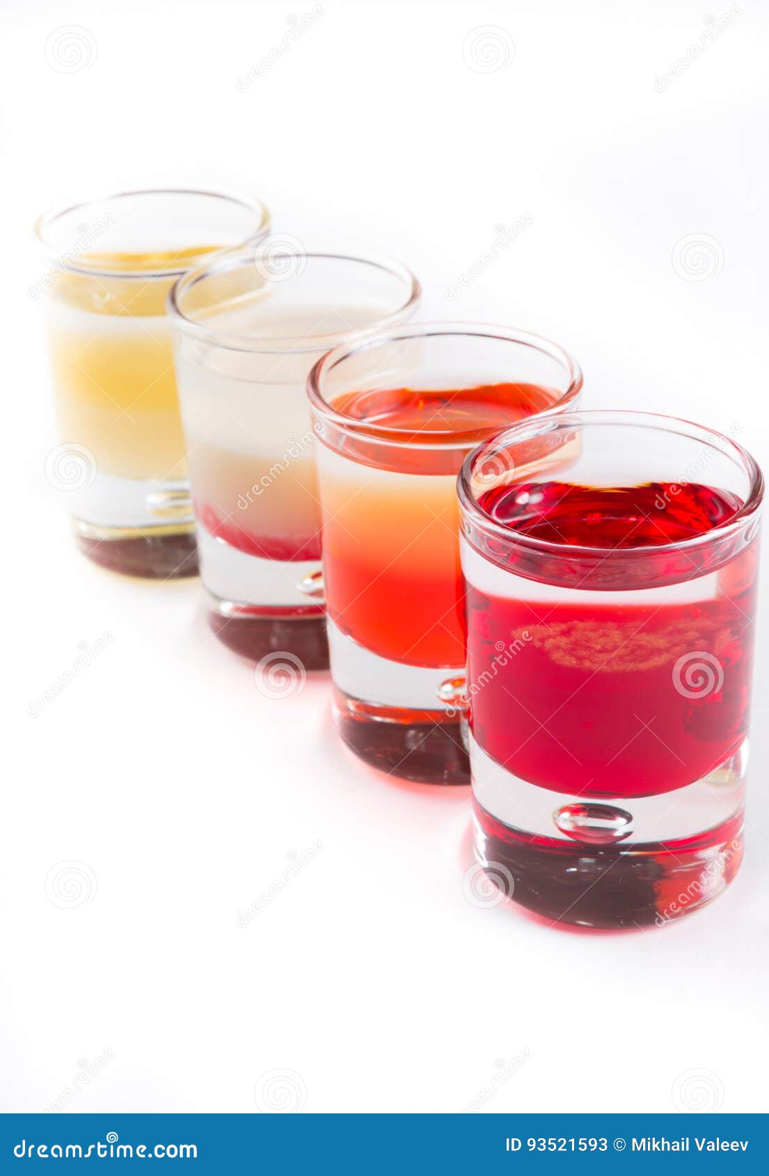 Row of alcohol shots stock image. Image of bourbon, party - 93521593