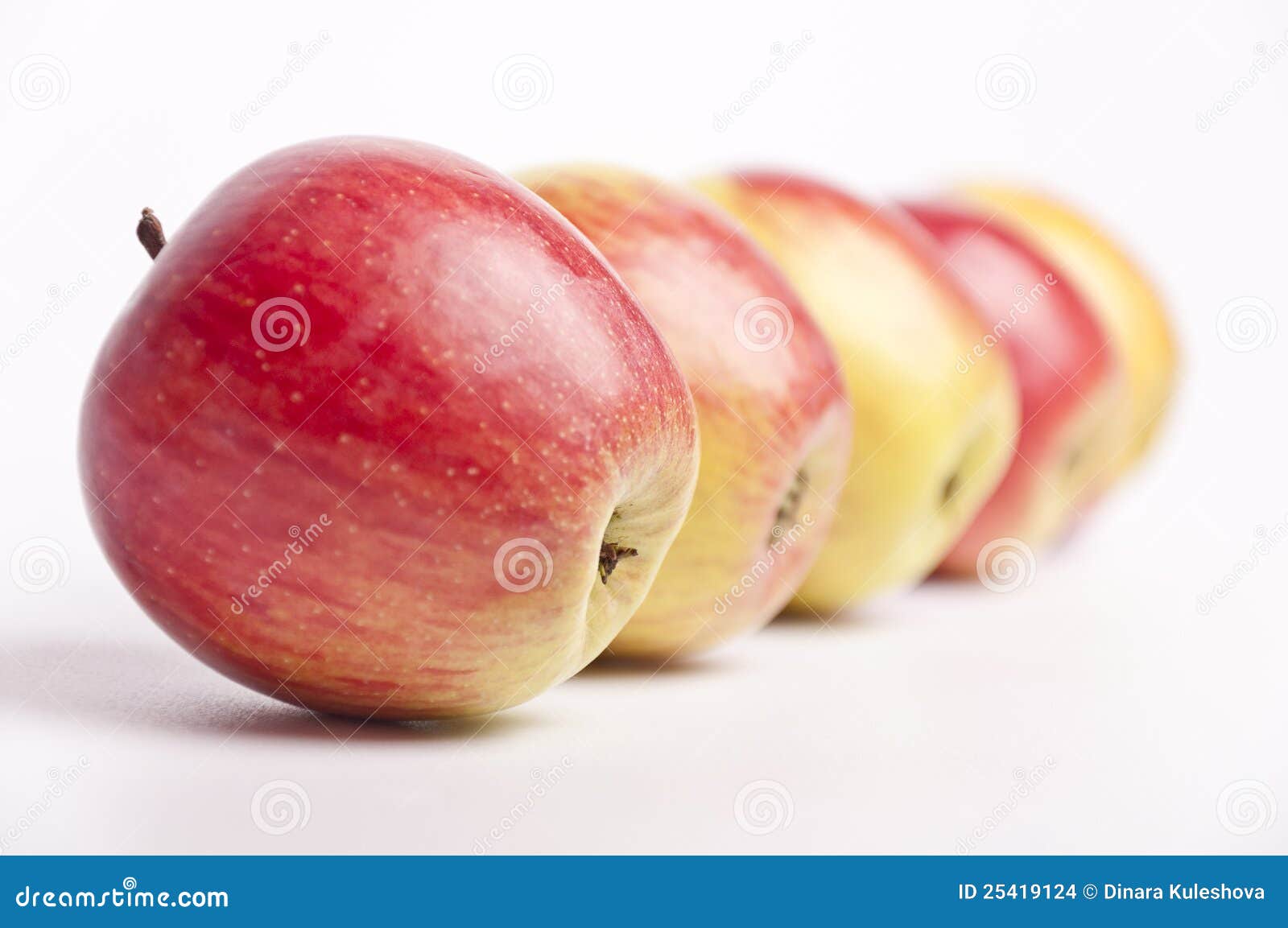 A row of apples stock photo. Image of nature, fresh, ripe - 25419124