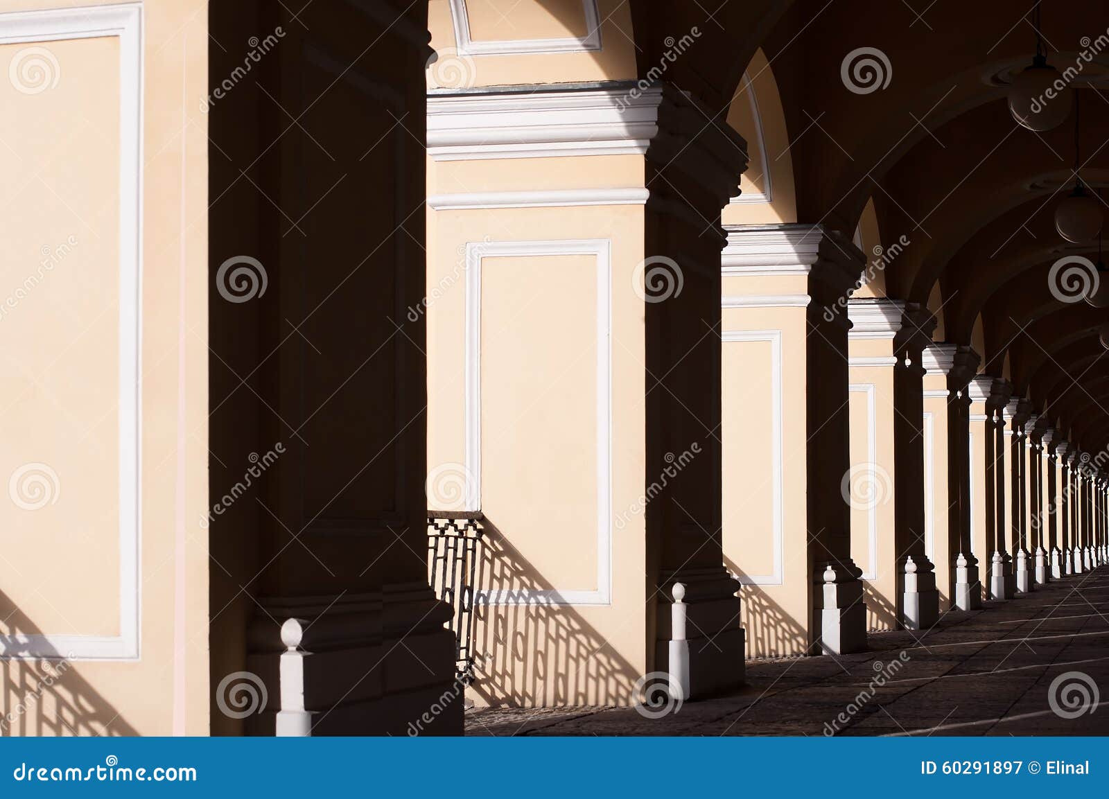 Row of Arch, Archway, Architectural Element. Outdoor Stock Image ...