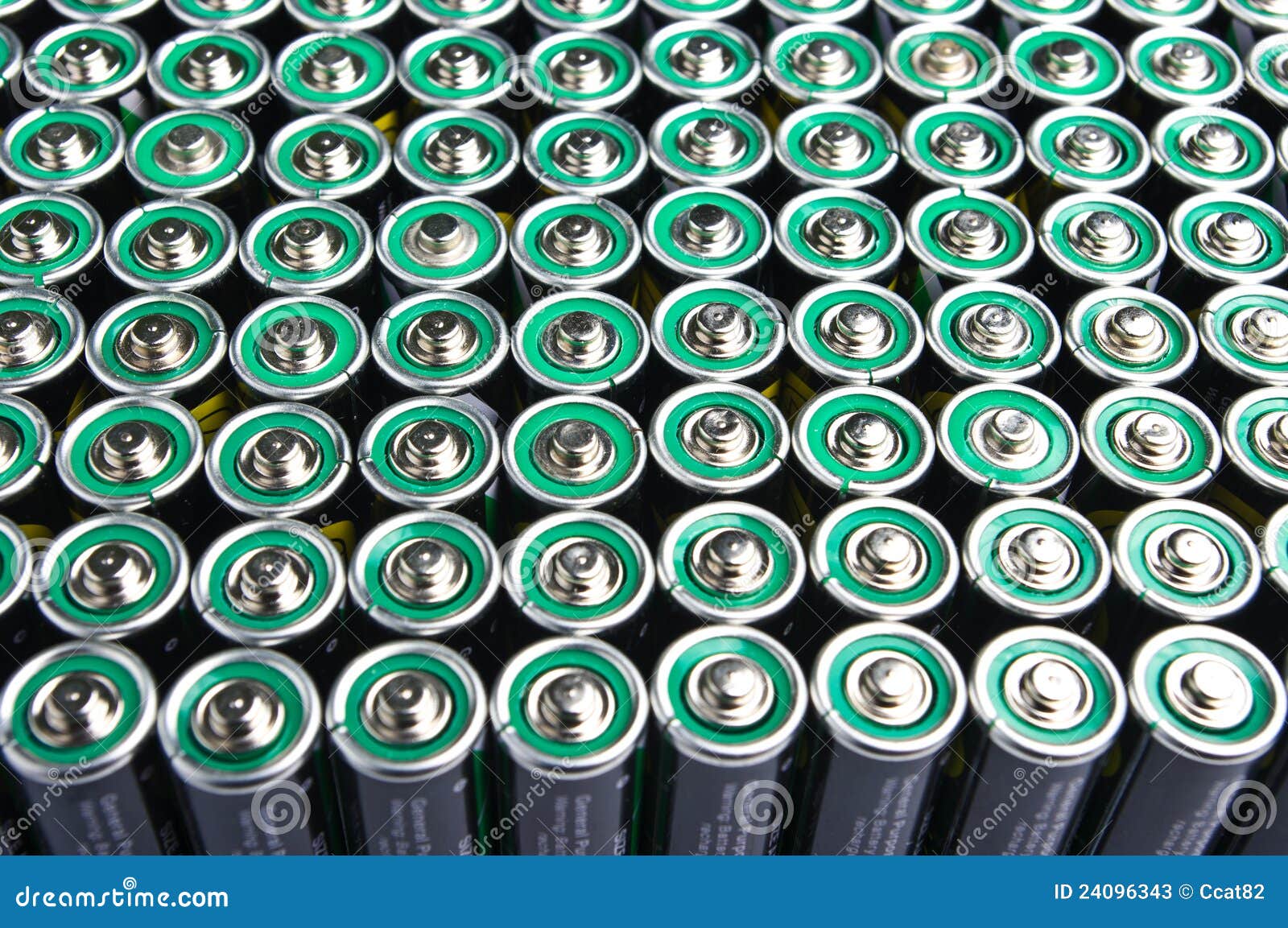 Row of batteries stock image. Image of ecology, current - 24096343