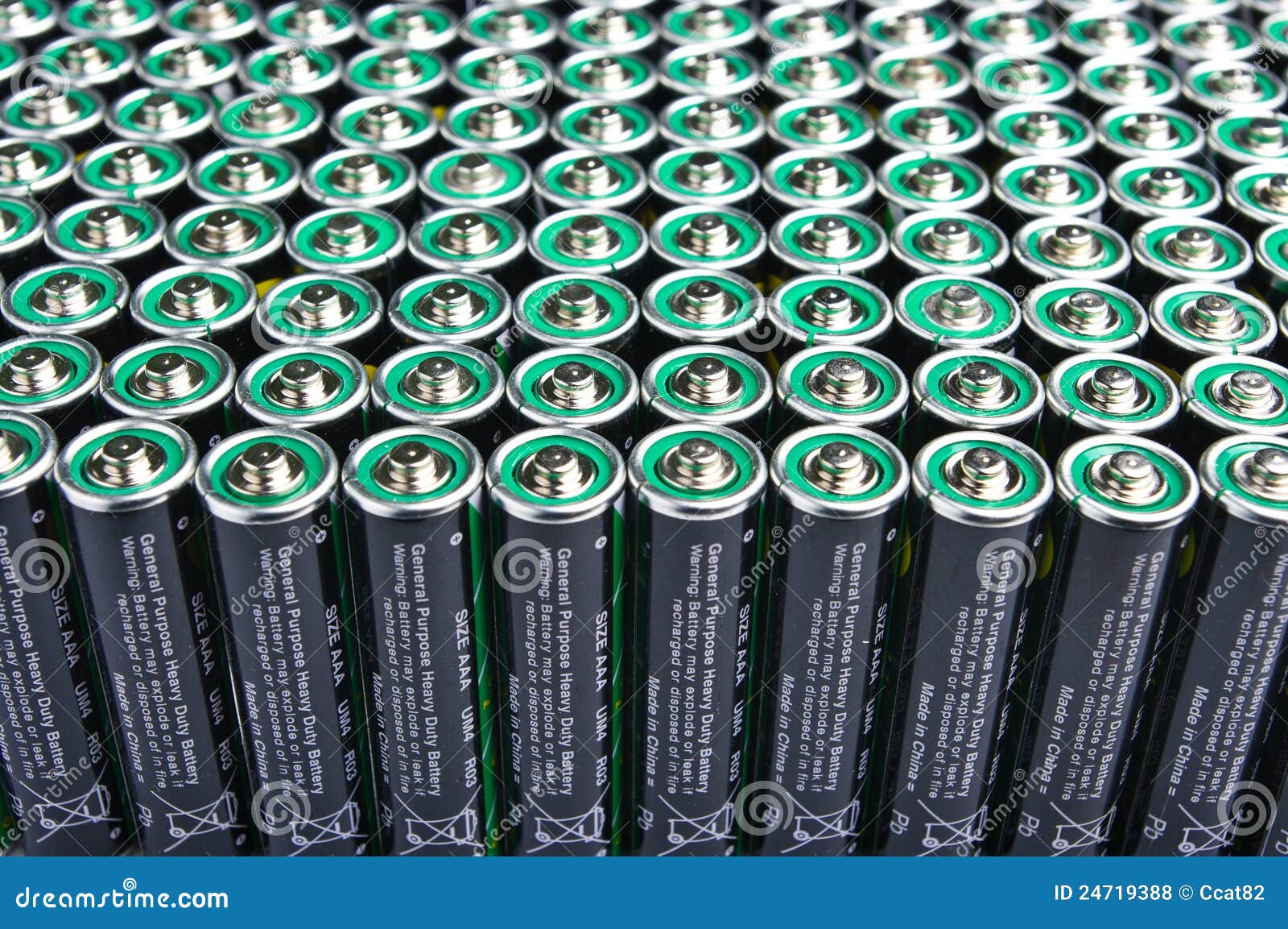 Row of batteries stock photo. Image of electrical, battery - 24719388