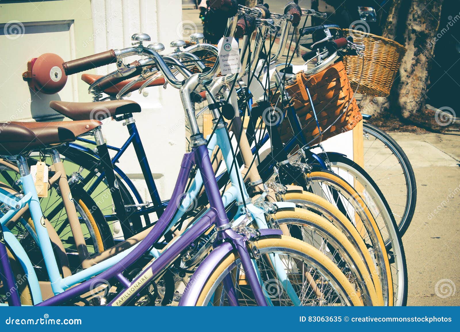 Row Of Bicycles Picture. Image: 83063635