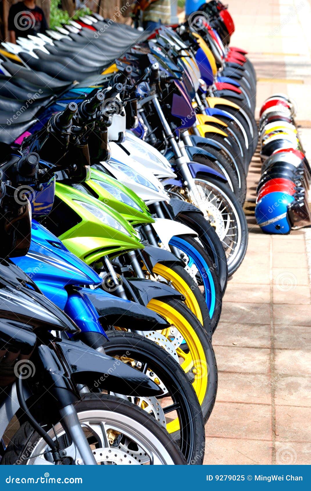 Row of Bikes stock image. Image of pedal, road, bike, seat - 9279025