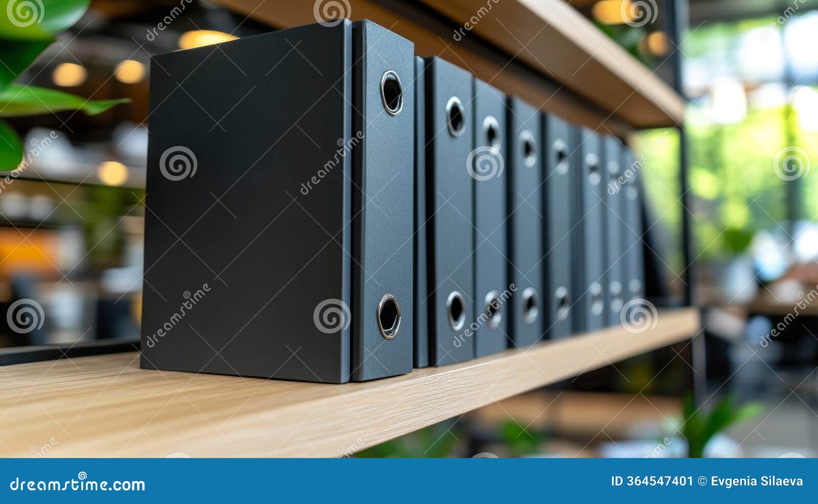 Office Binders On A White Background 3D Illustration, 3D Rendering ...