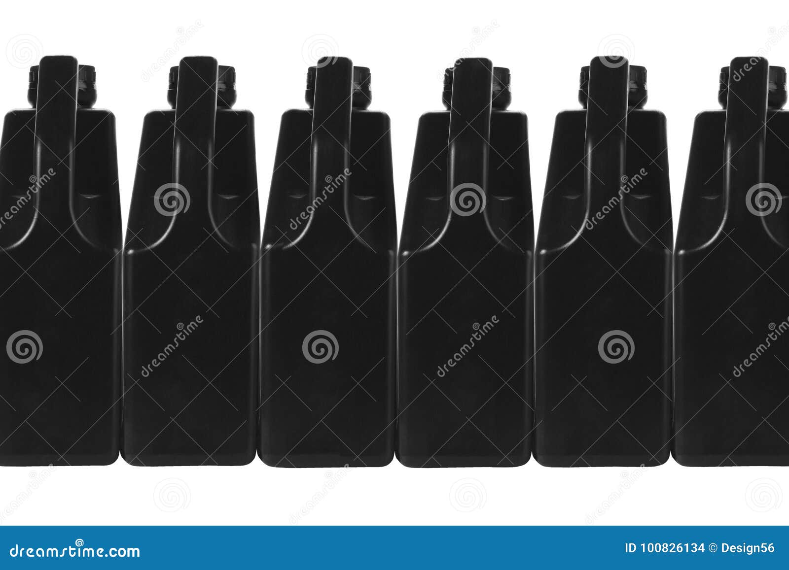 Row of Plastic Containers stock photo. Image of recycle - 100826134