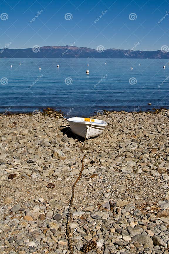 Row boat on beach stock image. Image of beach, peaceful - 13049957