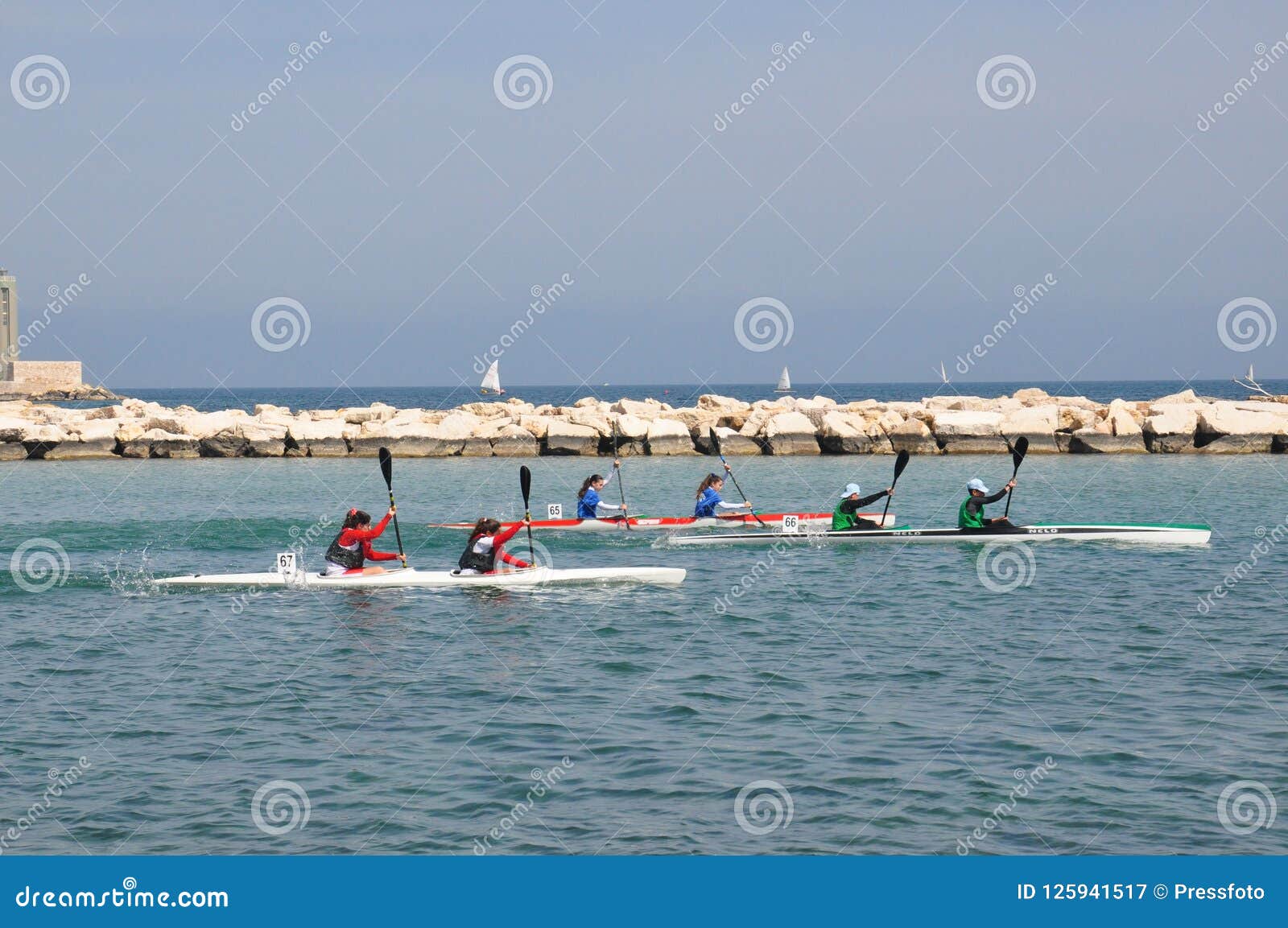 Row Boat Event in Bari, Italy Editorial Photography - Image of muscles ...