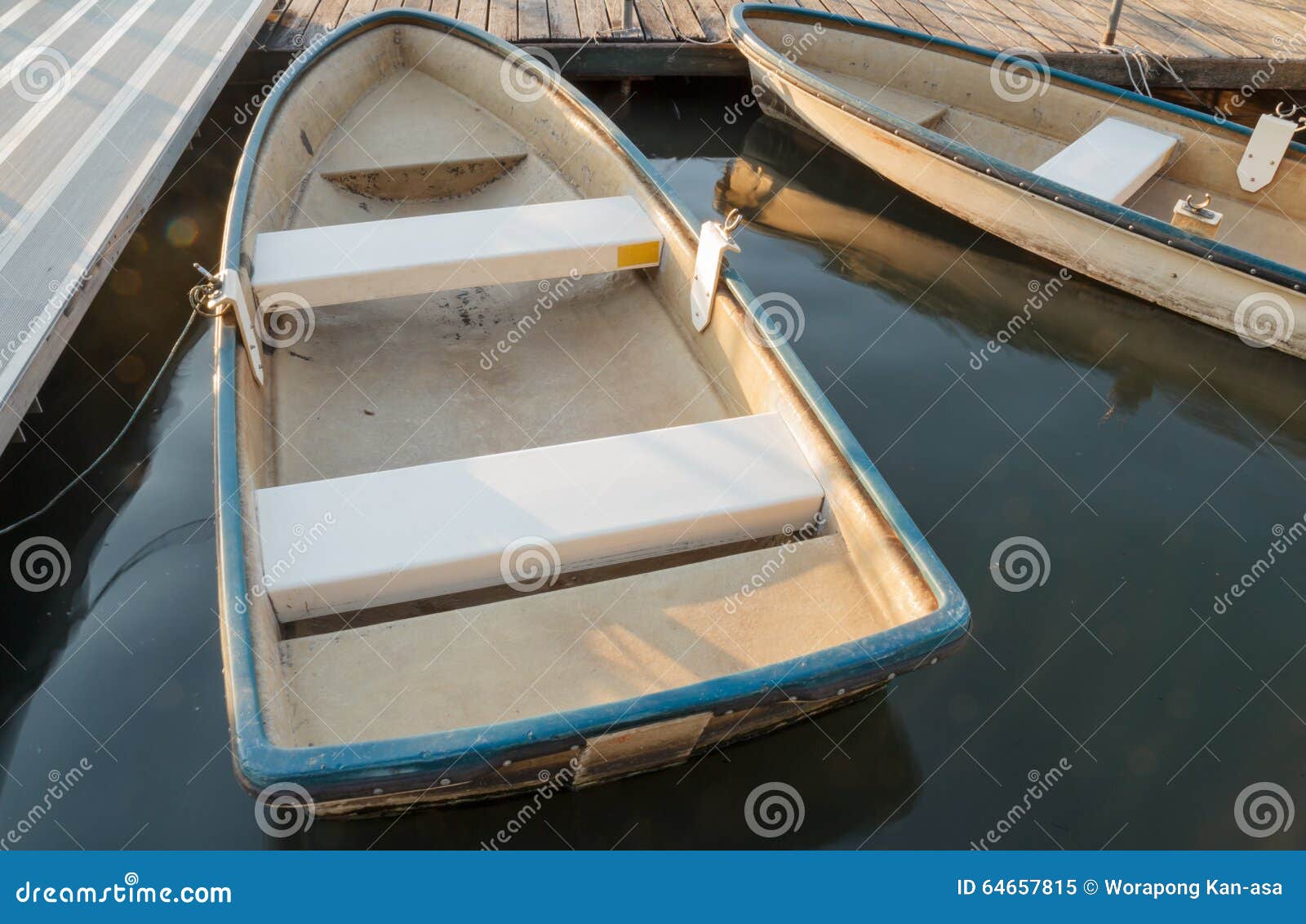 Row boat in the water stock image. Image of rowboat, sunlight - 64657815
