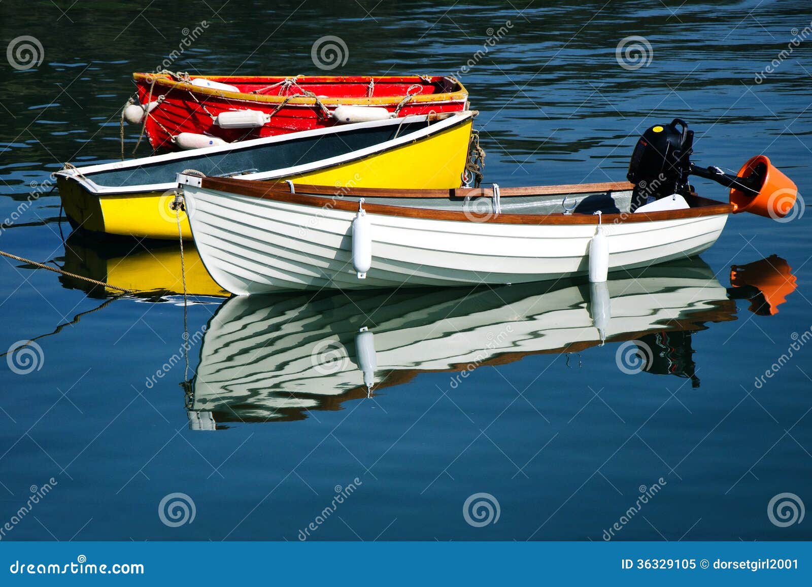 Row-boats stock image. Image of water, harbour, peek - 36329105