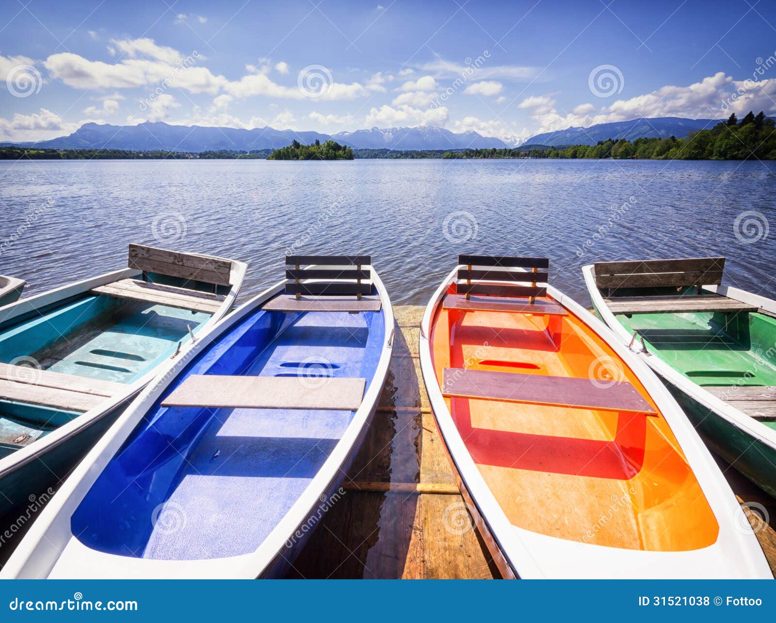 Row boats stock photo. Image of mountain, clean, nautical - 31521038