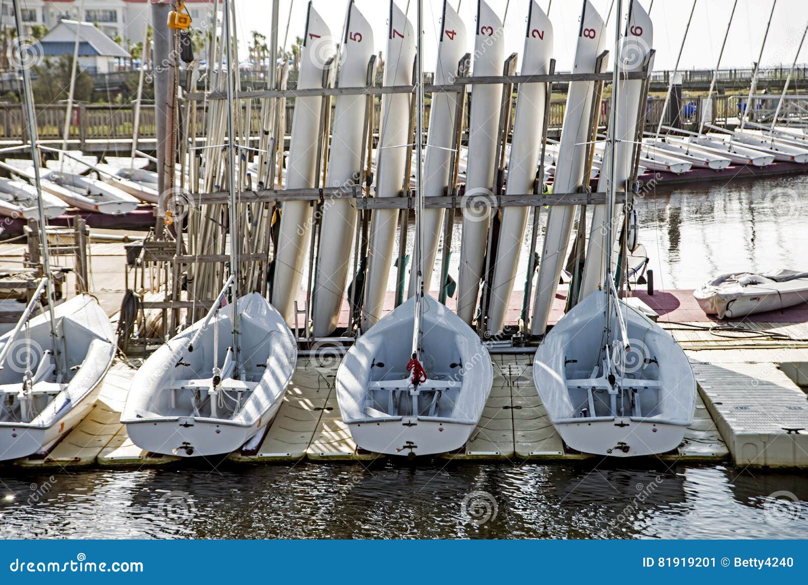 Row of Boats Lined Up at a Pier. Stock Image - Image of summer, boats ...