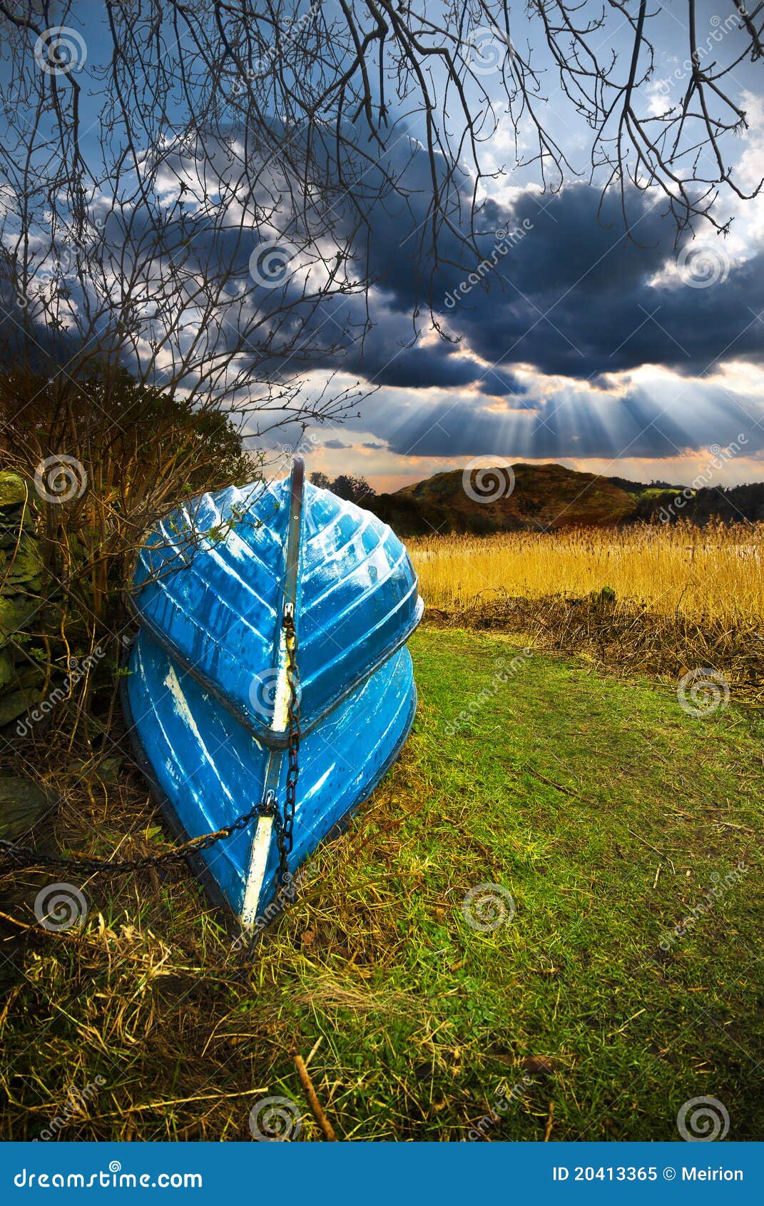 Row boats portrait stock image. Image of stormy, shore - 20413365