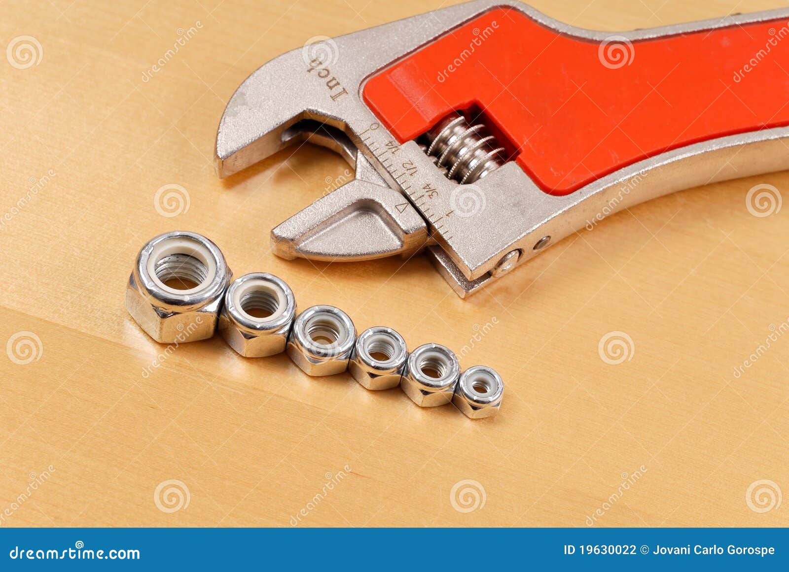 Row of Bolt Head Fasteners stock photo. Image of build - 19630022