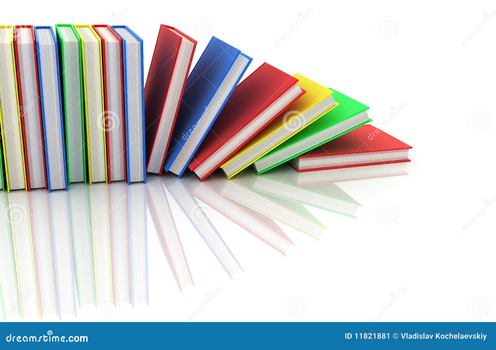 Row Books Stock Image - Image: 11821881