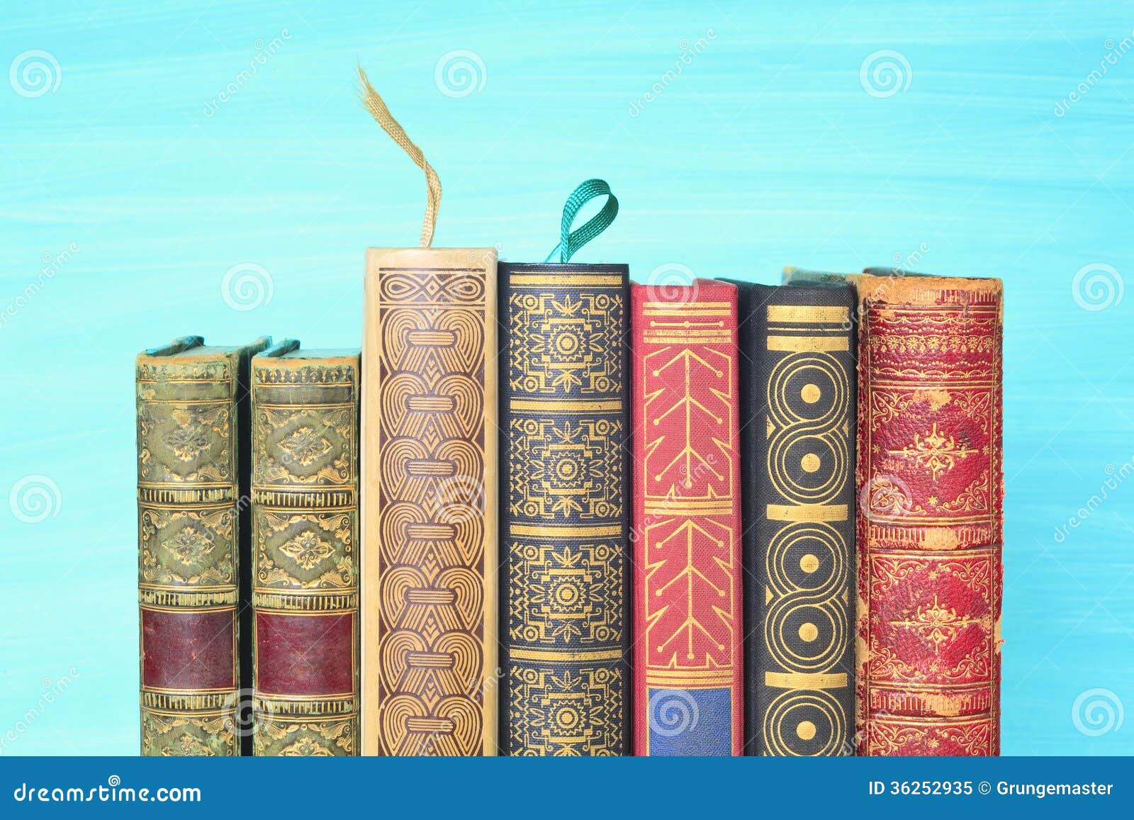 Row of books stock image. Image of desk, document, learn - 36252935