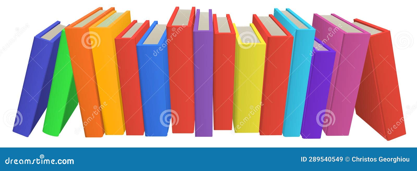 Row of Books Illustration stock illustration. Illustration of logo ...